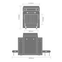 China Single Energy X Ray Baggage Scanner Secure Intelligent For Large Packages for sale