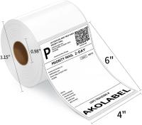 China 75gsm Direct Thermal Label Permanent Adhesive for Waterproof Shipping for sale