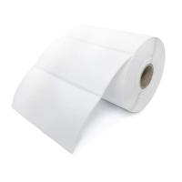 China Waterproof Direct Thermal Shipping Label 4x6 Inch 100x150mm Strong Adhesive Perforated Roll for Barcode Printing for sale