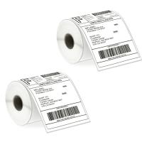 China Direct Thermal Shipping Labels 100x150mm Oil Proof Custom Sizes for Barcode Logistics for sale