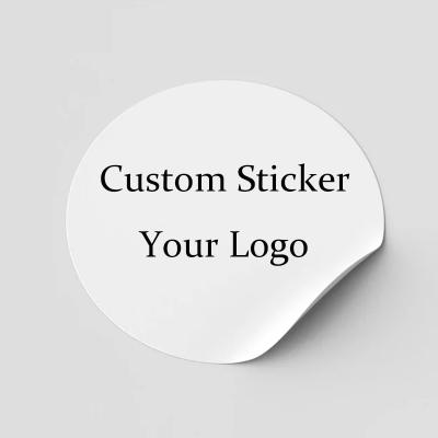 China Custom Logo Thank You Label Tear Resistant Waterproof 1000 Rolls MOQ for Brand Packaging for sale