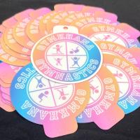 China Custom Die Cut Vinyl Stickers Waterproof UV Resistant Self Adhesive PVC Label 0.1mm Thick for sale