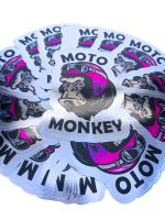 China Custom Die Cut Vinyl Stickers Waterproof Oilproof Scratchproof 0.1mm Thick for Promotional Labeling for sale