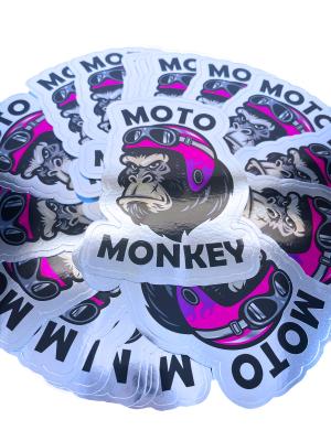 China Custom Die Cut Vinyl Stickers Waterproof Oilproof Scratchproof 0.1mm Thick for Promotional Labeling for sale