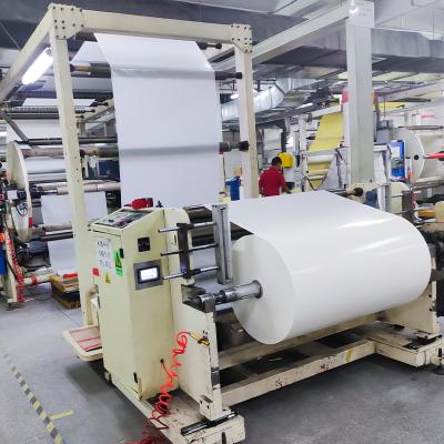 China Yellow Glassine Silicone Coated Release Paper Jumbo Roll 40g 70g for Label for sale