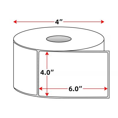 China Customized Direct Thermal Label for Supermarket Barcode Weighing for sale