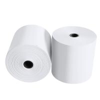 China 3 Ply Carbonless Paper Roll 100% Wood Pulp 92%-100% Brightness For POS Machines for sale
