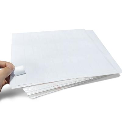 China Custom 100% Wood Pulp A4 Label Stickers 210x297mm for Barcode Printing for sale