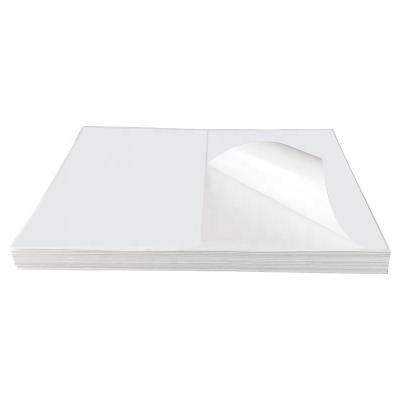 China Custom Size A4 Self Adhesive Inkjet Printing Labels 210x297mm Waterproof 100pcs for sale