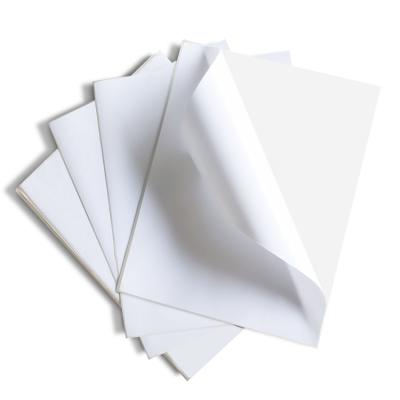 China Heat Sensitive A4 Sticker Paper 100 Sheets per Carton for Laser Inkjet Label Printing for sale