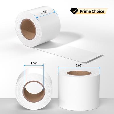 China Direct Thermal Label 58mm x 65m Core 40mm Self Adhesive Paper Roll for Supermarket for sale