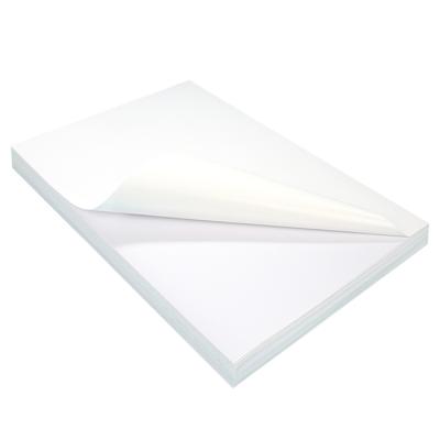 China Customizable A4 Adhesive Paper Labels 148gsm Waterproof for Inkjet Laser Printers for sale