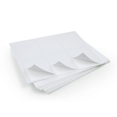 China Custom Shape A4 Self Adhesive Label Stickers 48-70gsm Scratch Proof Heat Sensitive Paper for sale
