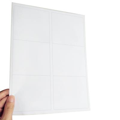 China Smooth Surface A4 Sticker Paper For Printer Wood Free Customized for sale