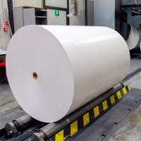 China Custom 72gsm Direct Thermal Label Paper Roll for Barcode Shipping Stickers for sale