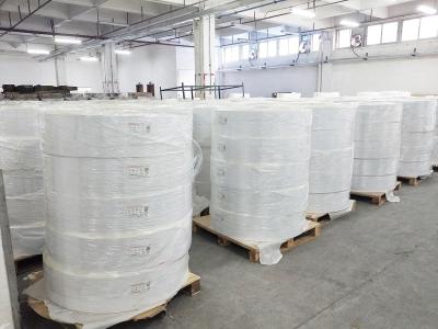 China Hot Melt Adhesive Thermal Label Roll Jumbo 4x6 Direct Thermal Sticker Paper 76mm Core for sale