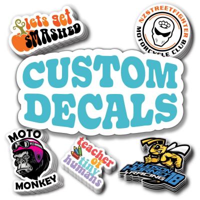 China Custom Die Cut Holographic Stickers Waterproof 3 Mil Vinyl for Brand Promotion for sale
