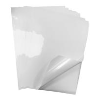 China Custom A4 Matte White Self Adhesive Label Stickers 100 Sheets Per Bag Waterproof Printable for sale