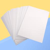 China Transparent PET Inkjet Sticker Paper A4 80-120 Micron No Curl Easy Feed for sale