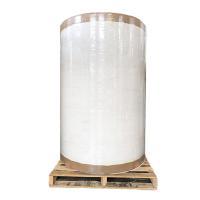 China Glossy White Silver Clear BOPP Self Adhesive Label Paper Roll Jumbo 1080mm for sale