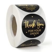 China Waterproof Thank You Sticker Customized Label Machine Printing for sale