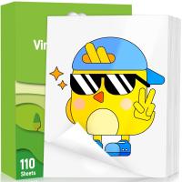 China A4 Printable Vinyl Labels for Inkjet Glossy 100 Micron Strong Adhesive Bulk for sale