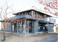 China ISO 9001 Certified Prefab Steel Villa with 8 Grade Anti-Earthquake Capacity and 50mm Insulation Panels for sale