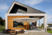 China Custom Prefabricated Light Steel Villa 5460x3640x2850mm with 8-Grade Earthquake Resistance and B2-A1 Fireproof Rating for sale