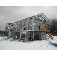 China ISO Standard Steel Prefab House Frame 5460x3640x2850mm with 2.0mm C-Profile Structure and B2-A1 Fireproof Rating for sale