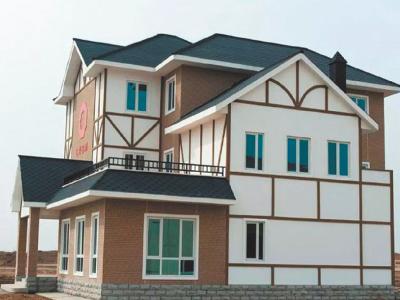 China CE Certified Prefab Steel Structure Building 5460x3640x2850mm with 50mm Sandwich Panels for Hotel and Commercial Use for sale