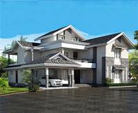 China Modern Prefabricated Villa with CE Certificate - 5460mm Length, 50mm Insulation, 8 Grade Earthquake Resistance for sale