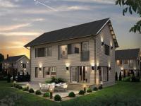 China Prefabricated Light Steel Villa House 5460x3640mm with ISO CE Certificate Easy Installation for sale