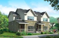 China Prefabricated Light Steel Villa House 5460x3640mm with ISO CE Certificate Easy Installation for sale