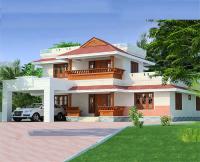 China Light Gauge Steel Villa Prefabricated House 5460x3640mm Anti-Seismic 8 Grade for Kenya for sale