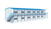 China K Type Prefabricated House 5460x3640mm Steel Frame EPS Sandwich Panel for Kenya for sale