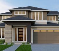 China Three Floor Light Steel Structure Prefab House 5460x3640mm Multi Room Villa with CE for sale