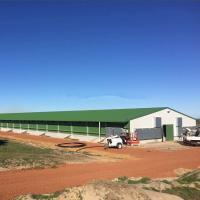 China Prefabricated Steel Structure House 5460x3640mm with EPS Sandwich Panel for Farm Use for sale