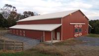 China Prefabricated Steel Structure House 5460x3640mm with EPS Sandwich Panel for Farm Barn for sale