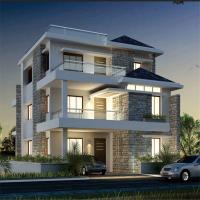 China Light Steel Prefabricated Villa 5460x3640mm with CE Certification for Australia New Zealand for sale