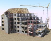 China Prefab Villa Steel Structure House 5460x3640mm with CE Certification Customizable for sale