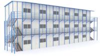 China Lightweight Steel Prefab House 5460x3640mm with CE Certificate Custom Design for sale