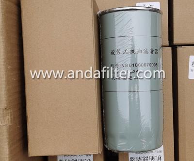 China High Quality Oil Filter For SINO Truck 61000070005 for sale