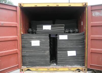 China Acid Resistance Industrial Grade Black SBR Rubber Sheet for Bridge Bearing Pads for sale