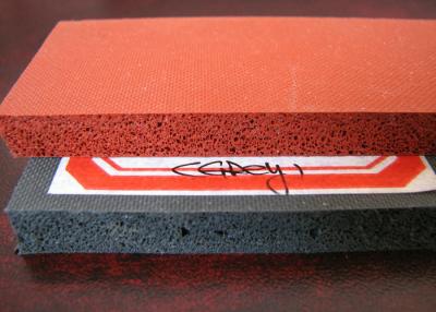 China Aging Resistant Silicone Sponge Rubber Sheet 1-50mm Thick for Ironing Tables for sale
