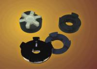 China L Type Flange Cast Iron GG25 Polyurethane Coupling with 80-98 Shore A Hardness and ISO9001-2000 Certification for sale