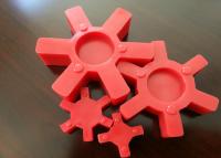 China L Type Flange Cast Iron GG25 Polyurethane Coupling with 80-98 Shore A Hardness and ISO9001-2000 Certification for sale