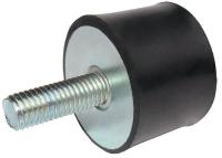China Galvanized Metal + Rubber Shock Mounts with 40-60 Shore A Hardness and ISO9001 & TS16949 Certification for sale