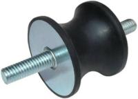 China Industrial Grade Rubber Shock Mounts with 40-60 Shore A Hardness and Galvanized Metal for Vibration Damping for sale