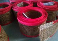 China Heat Resistant Food Grade PTFE Mesh Conveyor Belt with Non-Stick Surface for High Temperature Applications for sale