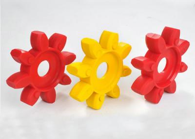 China GS Shaft PU Elastic Spider Polyurethane Coupling with 98, 95, 90shore A Hardness, 30-55Mpa Tensile Strength, and 690% Elongation for Air Compressor for sale